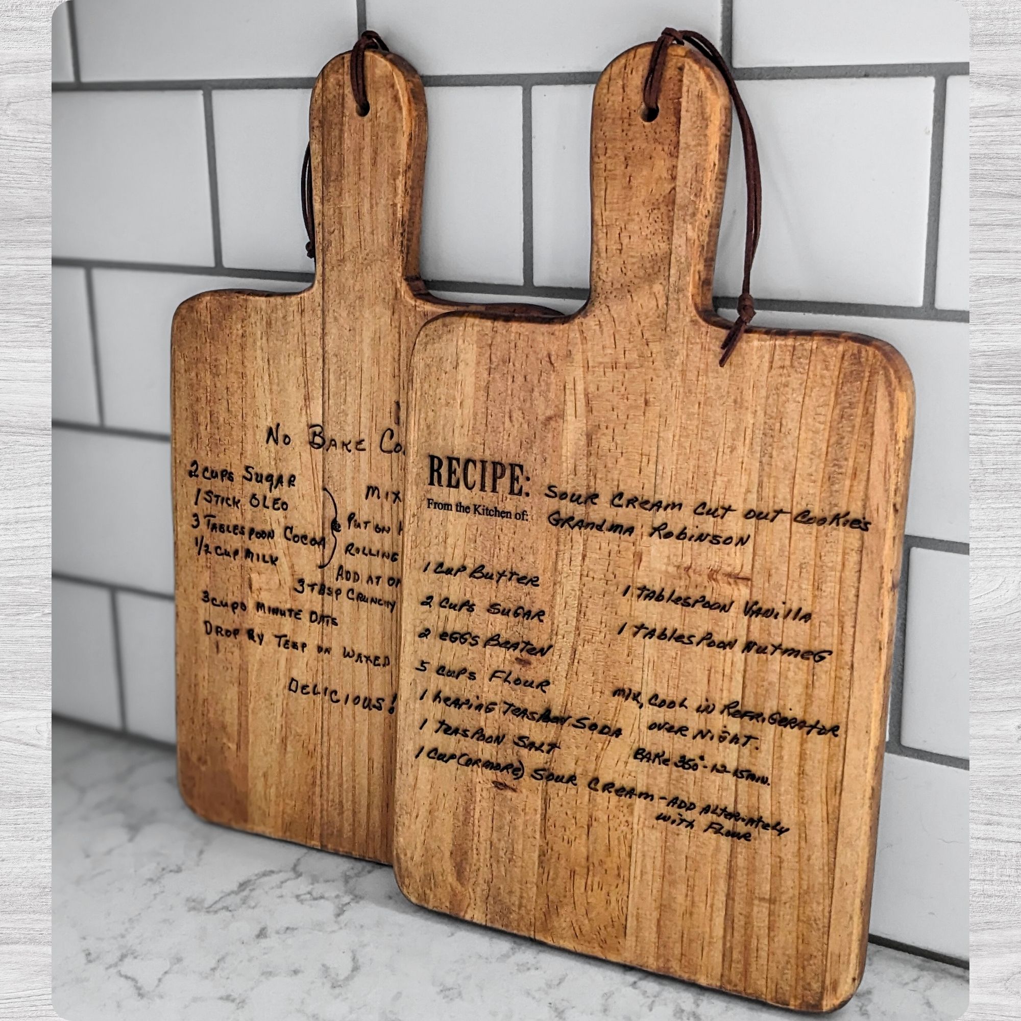 Personalized Serving Board with Handwritten Recipe | Cherished House to ...